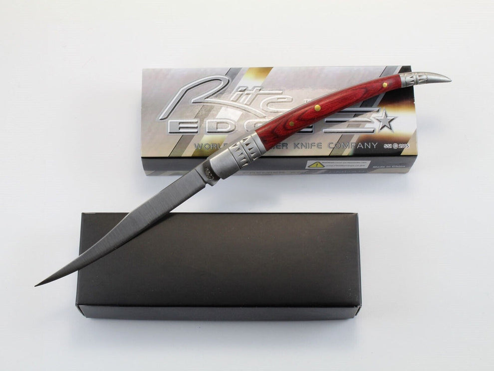 Spanish Toothpick Folding Fruit Knife with Wood Handle - Frost Knives